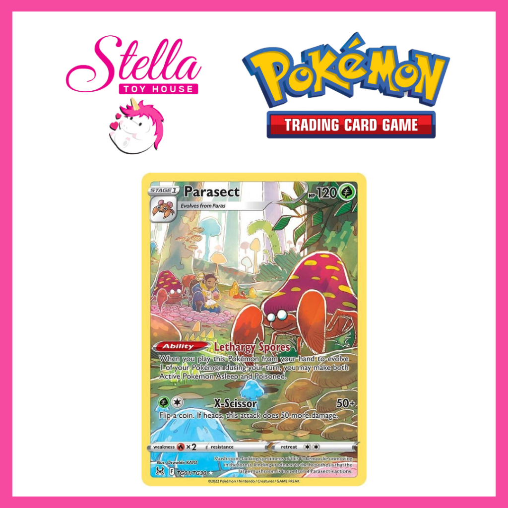 Pokemon TCG Lost Origin Parasect Illustration Rare | Shopee Malaysia