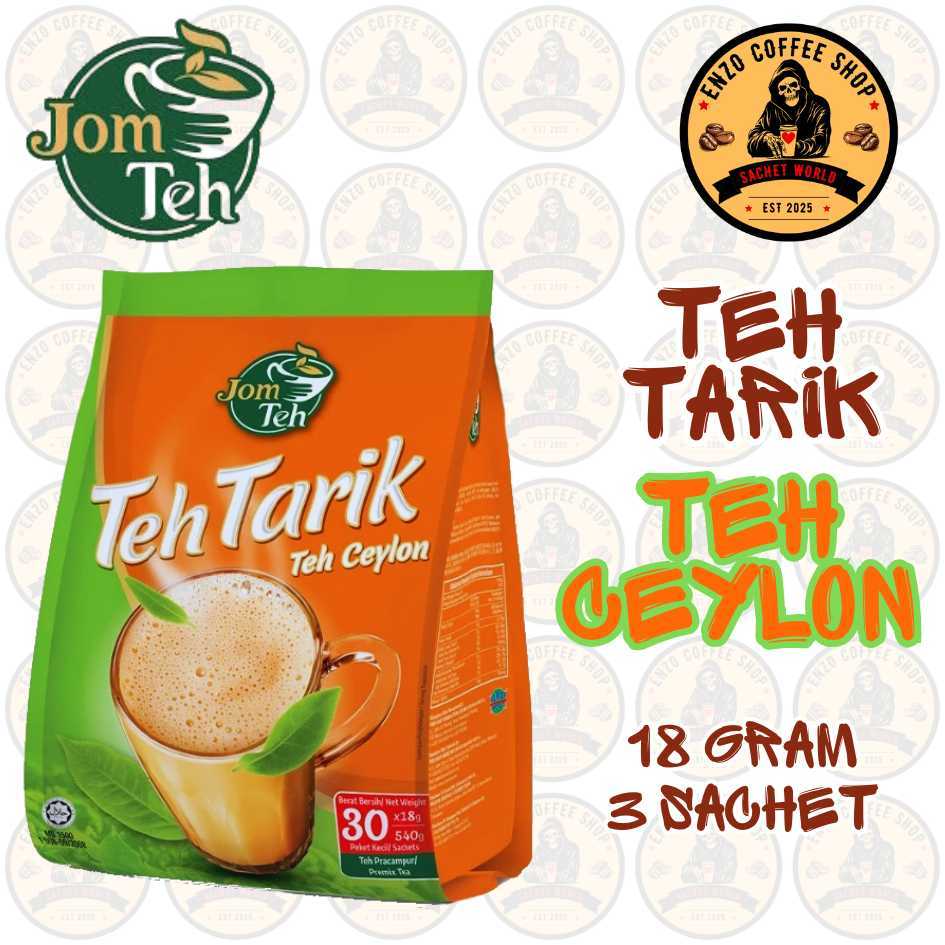 JOM TEH / TEH TARIK / TEH CEYLON / INSTANT MILK TEA DRINK PACK & 6S ...