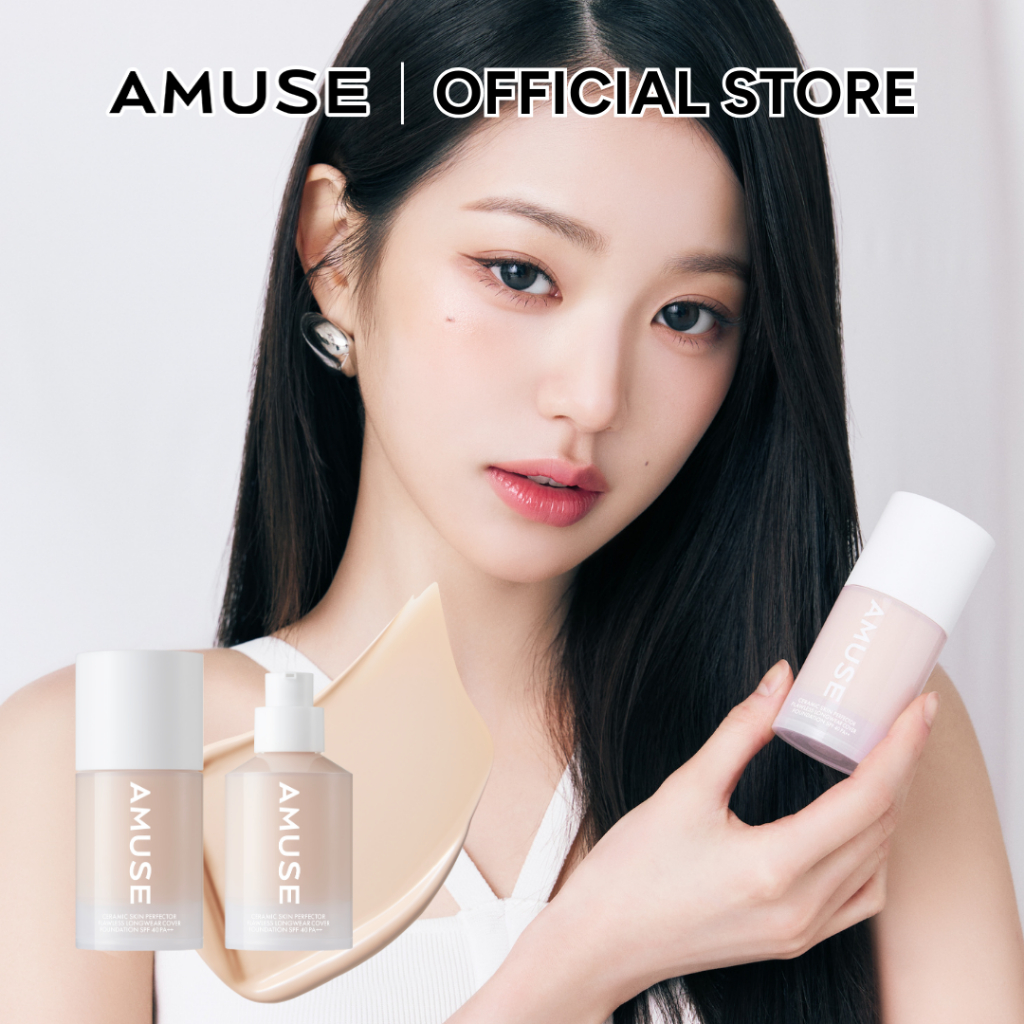AMUSE Ceramic Skin Perfector Foundation - 4 Shades | Shopee Malaysia
