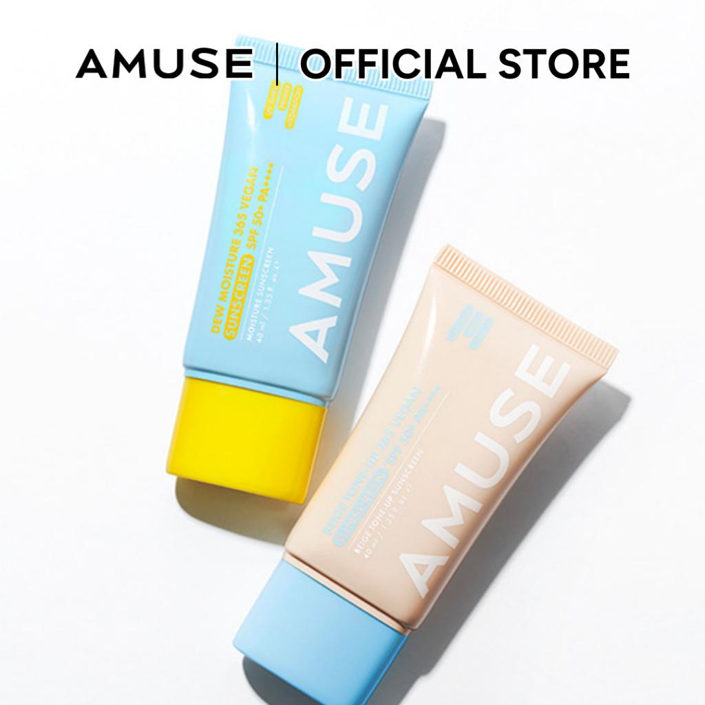 AMUSE Beige Tone-Up 365 Vegan Sunscreen SPF 50+ PA++++ | Shopee Malaysia