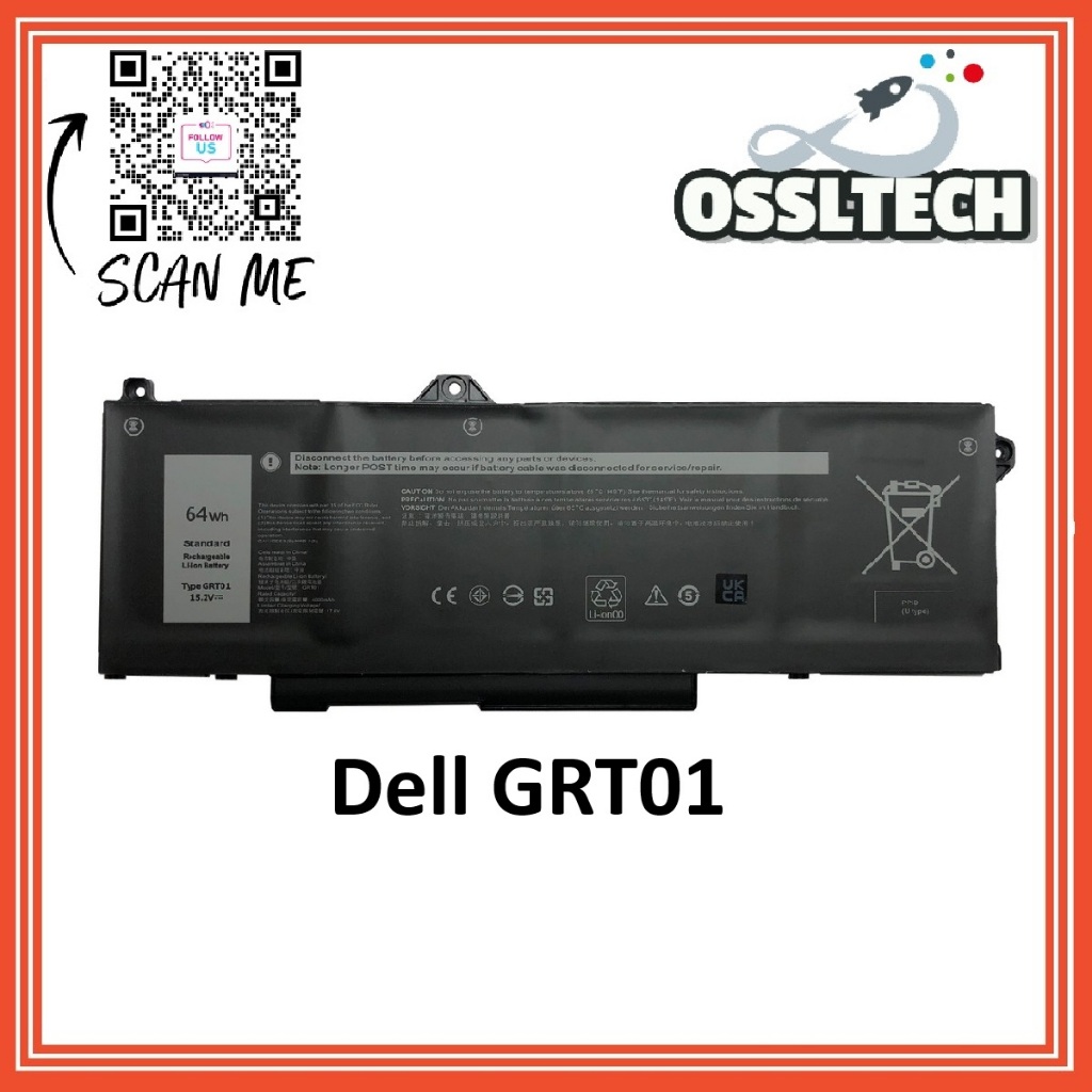DELL GRT01 Latitude 14 5421 5431 15 5521 5531 Precision 14 3470 15 3561 ...