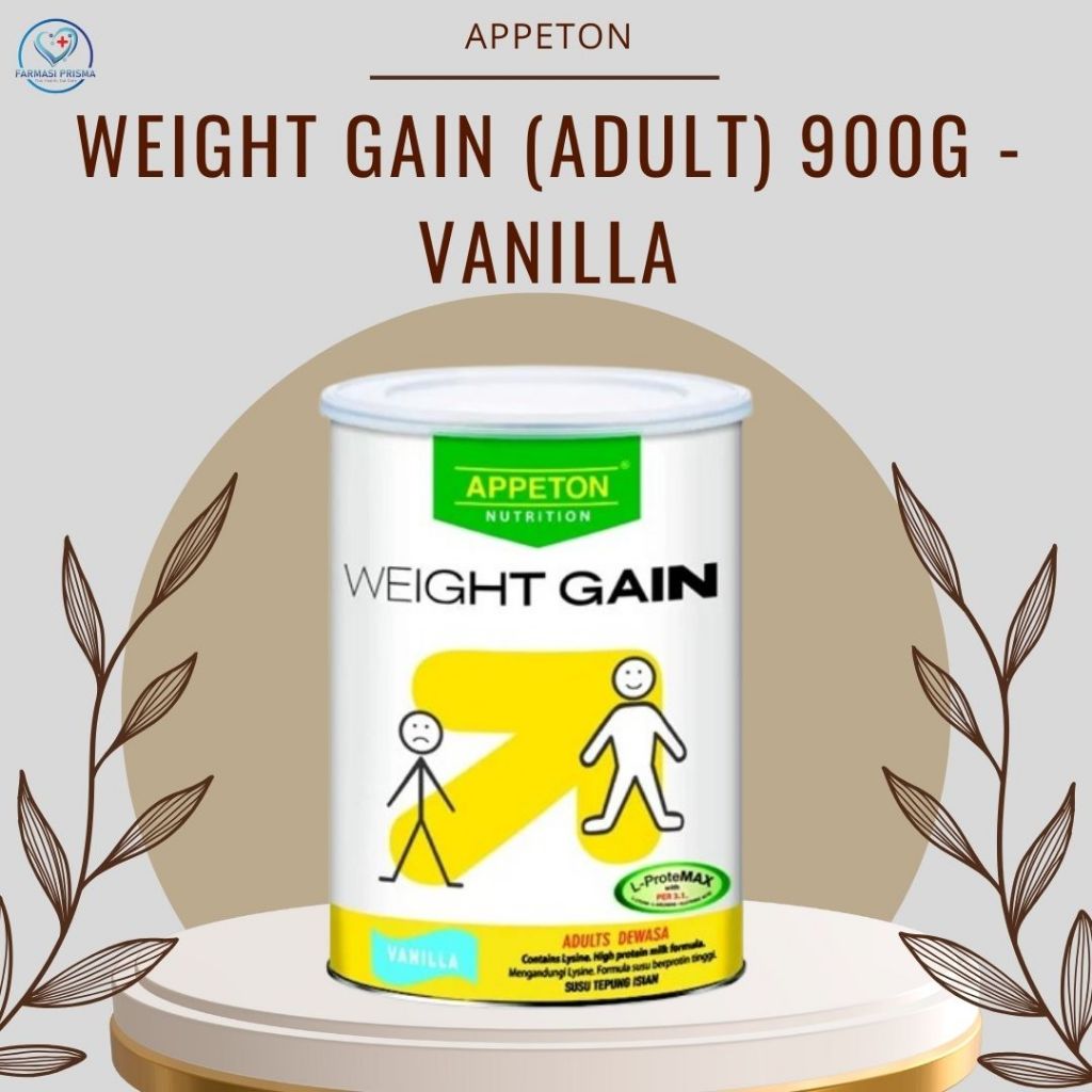 APPETON WEIGHT GAIN (ADULT) 900G - VANILLA [EXP : 19/10/2026] | Shopee ...