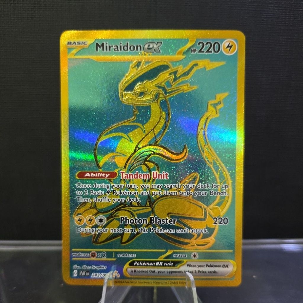 2024 Miraidon Ex Card (Full Art Holo) | Shopee Malaysia