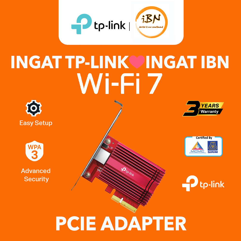 TP-Link TX401 PCIe 10G Ethernet Adapter | High Speed Multi-Speed 10/5/2.5G | Shopee Malaysia