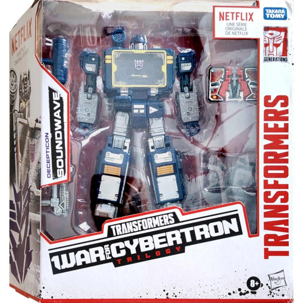Hasbro Transformers Netflix War For Cybertron (WFC) Voyager Soundwave ...