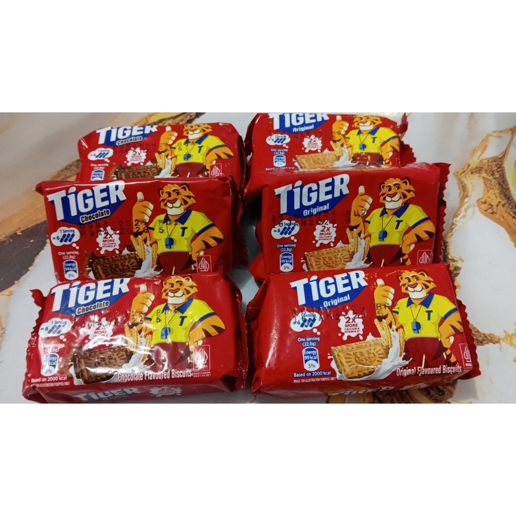 Tiger Original/Chocolate Energy Biscuit 53.2g | Shopee Malaysia