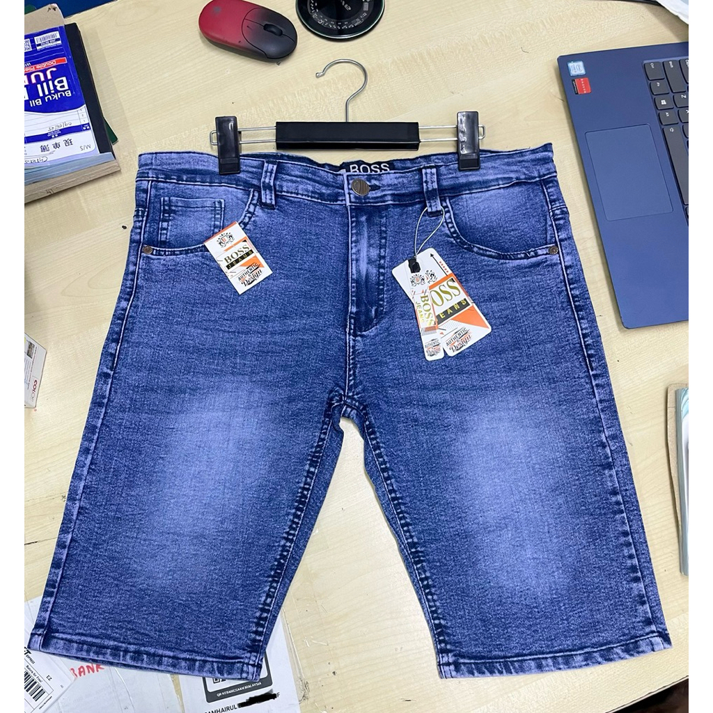 Man’s new jeans short pants, size 28-40 using real pictures. | Shopee ...