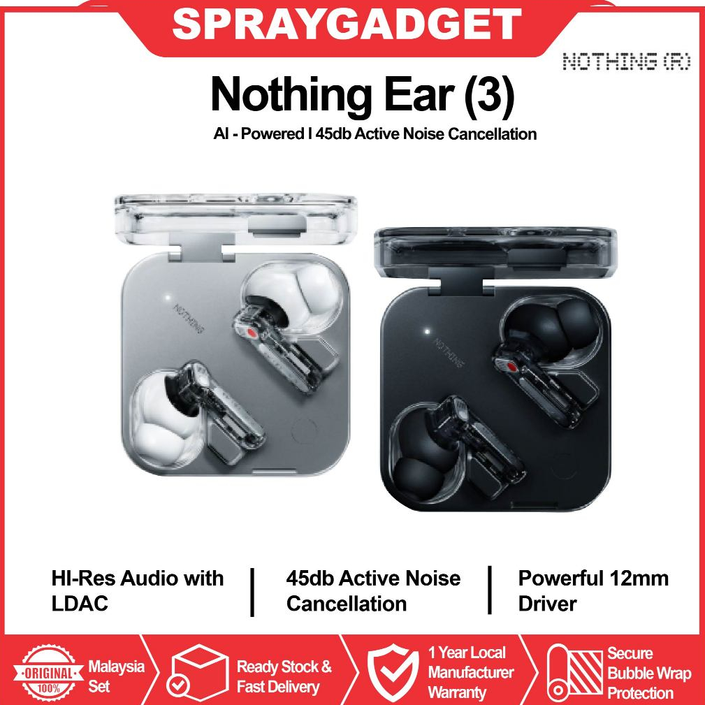 [New] Nothing Ear (3) | Super Mic | AI Essential Space & ChatGPT ...