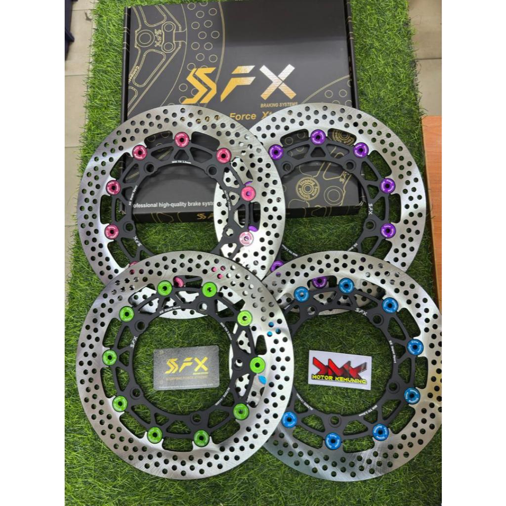 SFX ALLOY DISC PLATE SFX-X8 SUPER SPORT XMAX FRONT 298MM XMAX250 ...