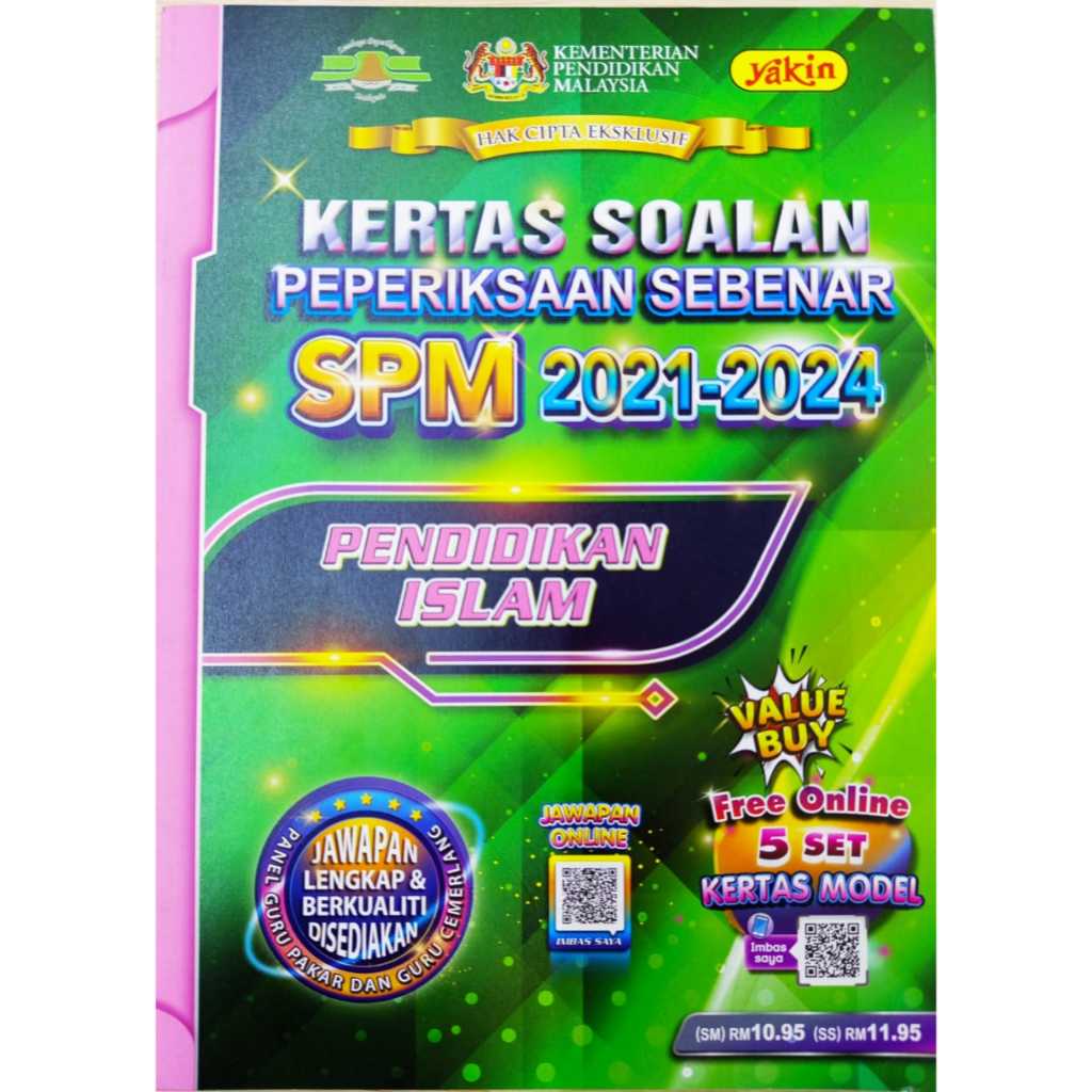 Kertas Soalan Peperiksaan Sebenar SPM 2021-2024 PENDIDIKAN ISLAM ...