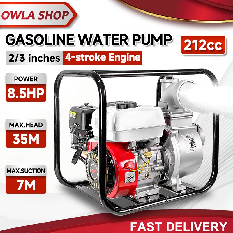 4-Stroke Gasoline Engine Water Pump 2 Inch /3 Inch Gasoline Water Pump ...