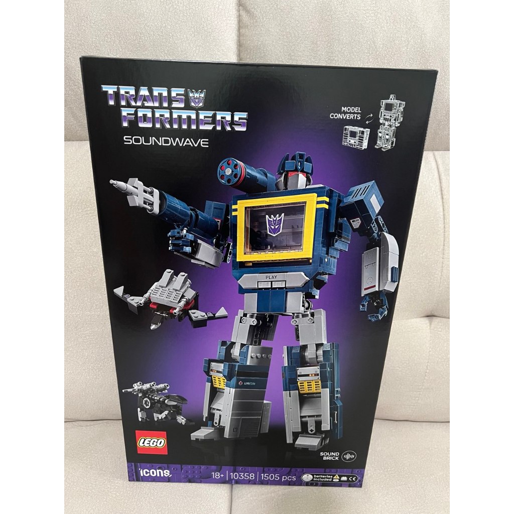 [READY STOCK] LEGO 10358 ICONS Transformers: Soundwave | Shopee Malaysia