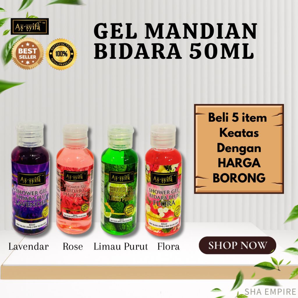 Mandian Bidara 60ml | BORONG | As'syifa 💯 ORIGINAL HQ | Shopee Malaysia