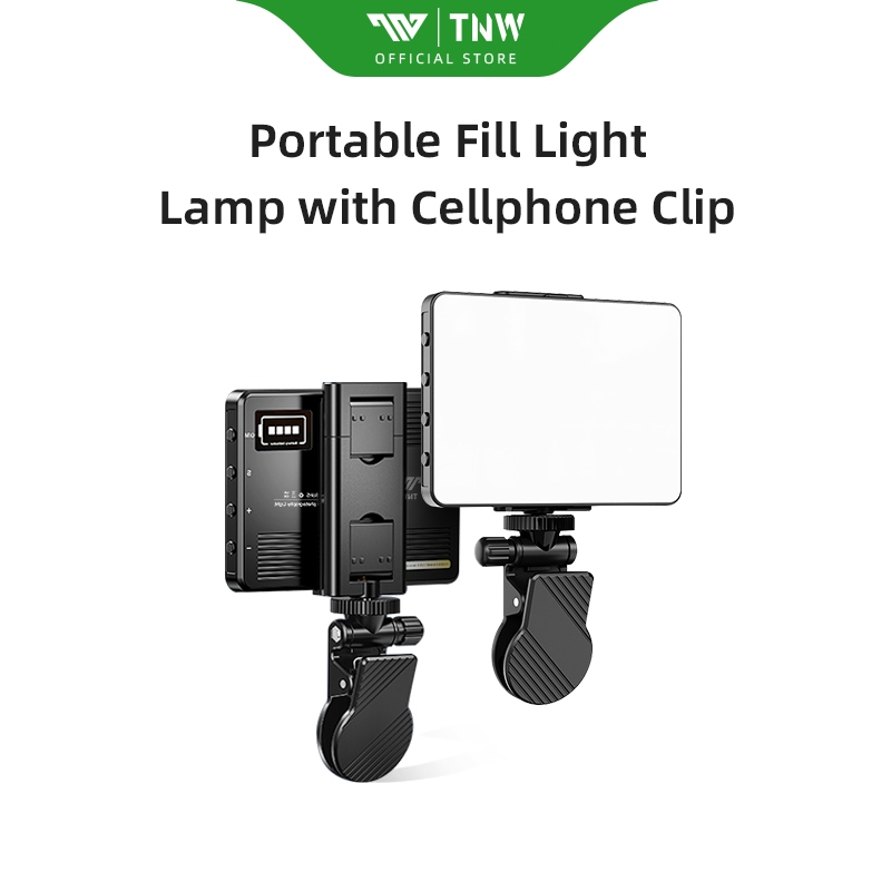 TNW D25 Mini LED Video Light Rechargeable Portable Fill Light Dimmable ...