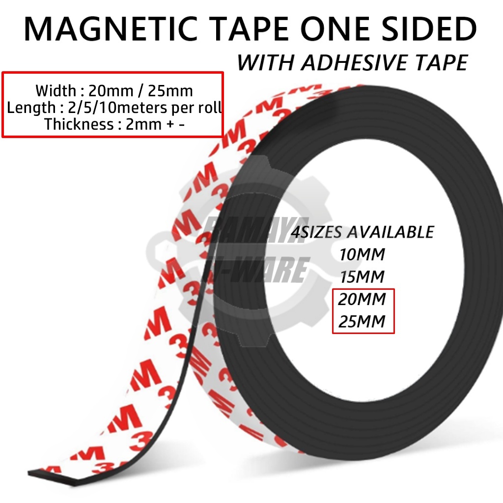 20MM Magnet Tape (1roll) 2/5/10meters Magnet Tape. 25MM Magnet Tape ...
