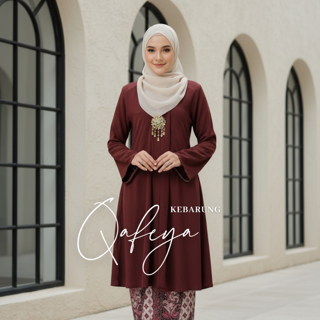 Kebarung Labuh TUN QAFEYA by ATHIFA AZZAHRAH kebarung batik klasik ...