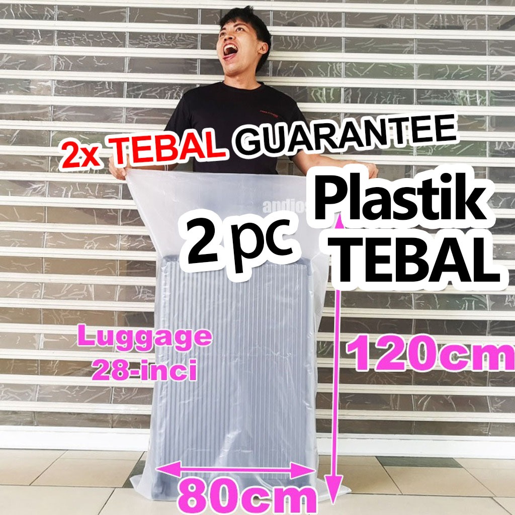 Beg Plastik Transparent Tebal Besar Heavy Duty Big Size Thick Plastic ...