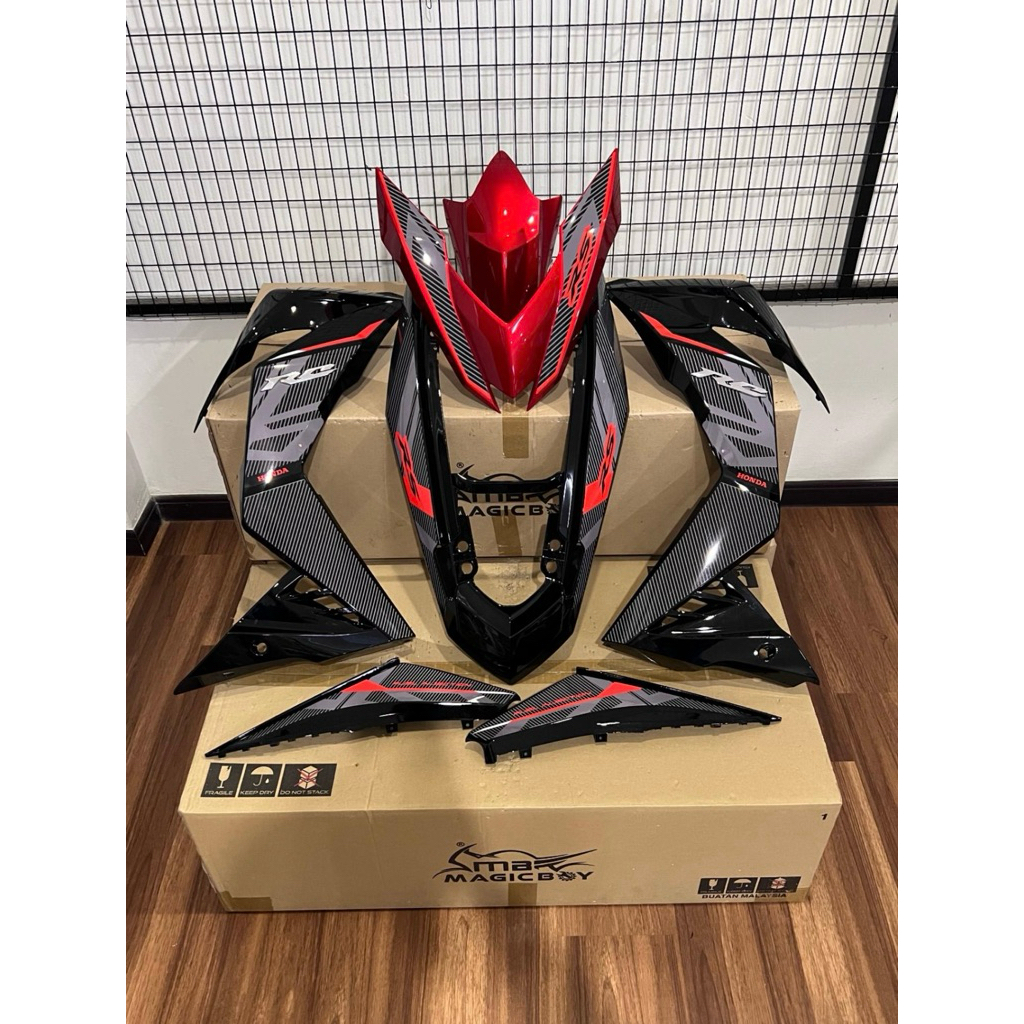 MAGIC BOY COVER SET RS150 V1 V2 V3 EXCITER RC RED | Shopee Malaysia