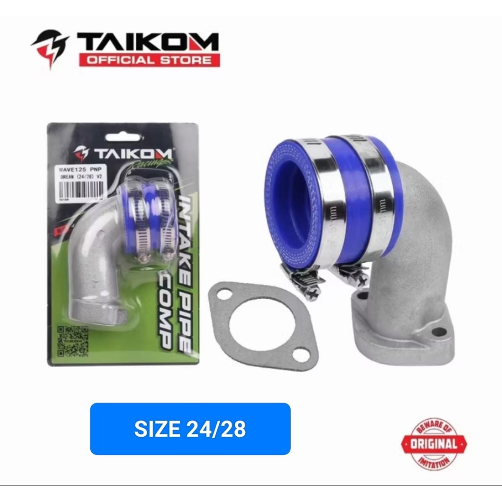 24/28 INTAKE RACING EX5 dream W100 WAVE125 Intake Pipe Tengkok ...