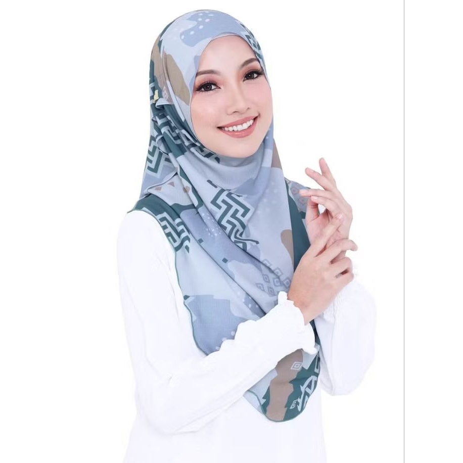 ANIES IMAN Instant Shawl Ironless ELENA Hijab Instant | Shopee Malaysia