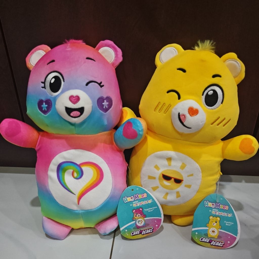 10" Hug Mees by Original Squishmallows Soft Plush Toys - Care Bears ...