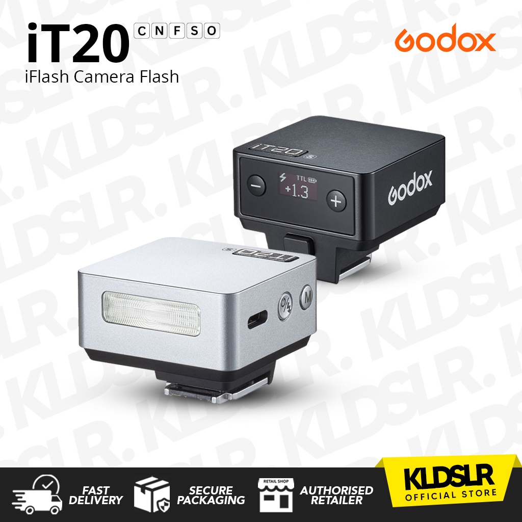 Godox iT20 Mini Camera Flash Pocket-Size TTL Wireless On-Camera Flash ...