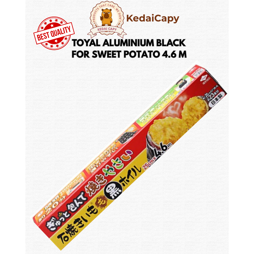 Toyal Aluminium Black For Sweet Potato 4.6M Cooking baking paper barang ...