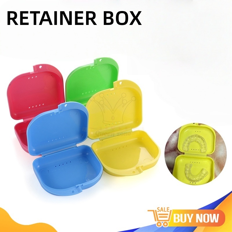 Denture Box Colourful Dental Retainer Mouthguard Denture Storage Case ...