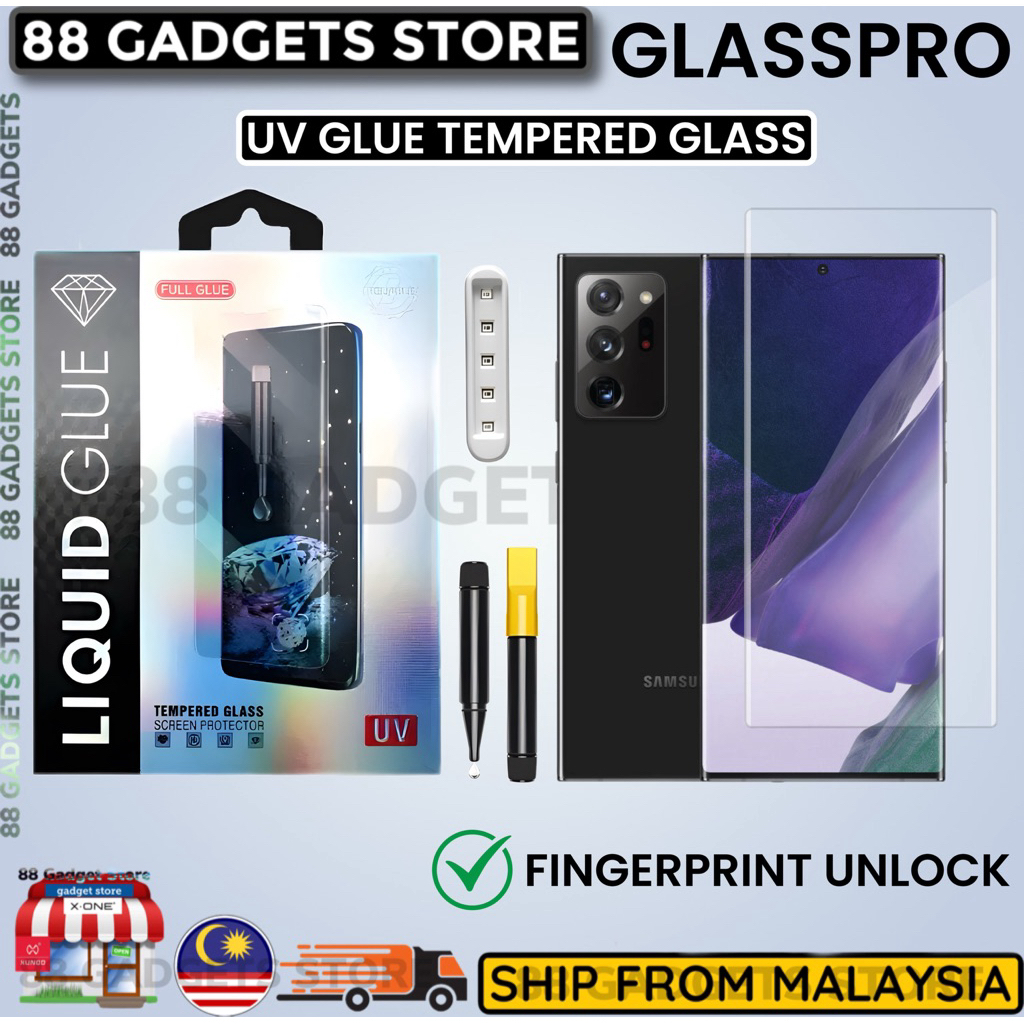 Glass Pro UV Tempered Glass for Samsung Note 20 Ultra / 10 / 10+ / 9 ...
