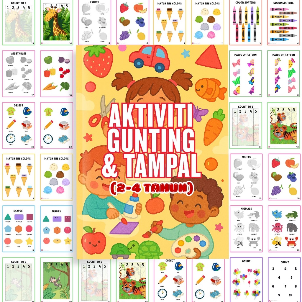 (PDF) AKTIVITI GUNTING DAN TAMPAL | Shopee Malaysia