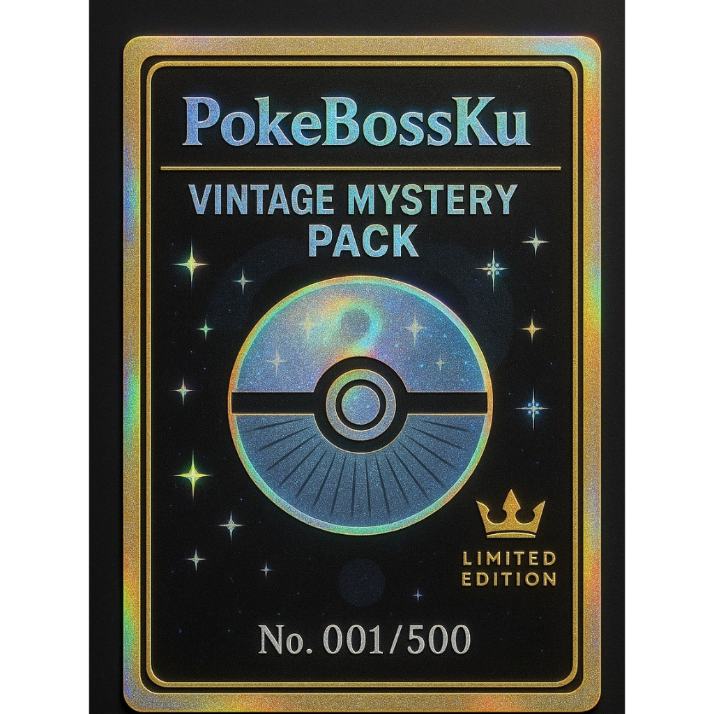 Pokemon BossKu Vintage Mystery Pack | Shopee Malaysia