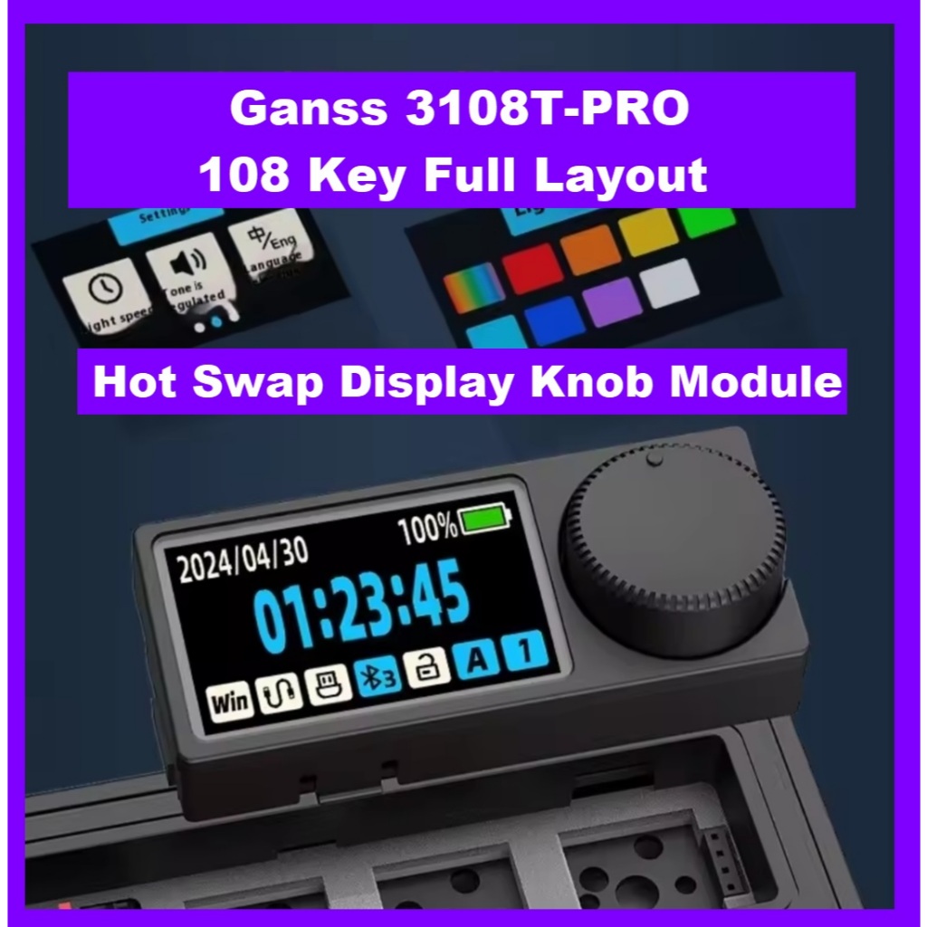 Ganss 3108T Pro 108 Key Full Layout Mechanical Keyboard | Shopee Malaysia