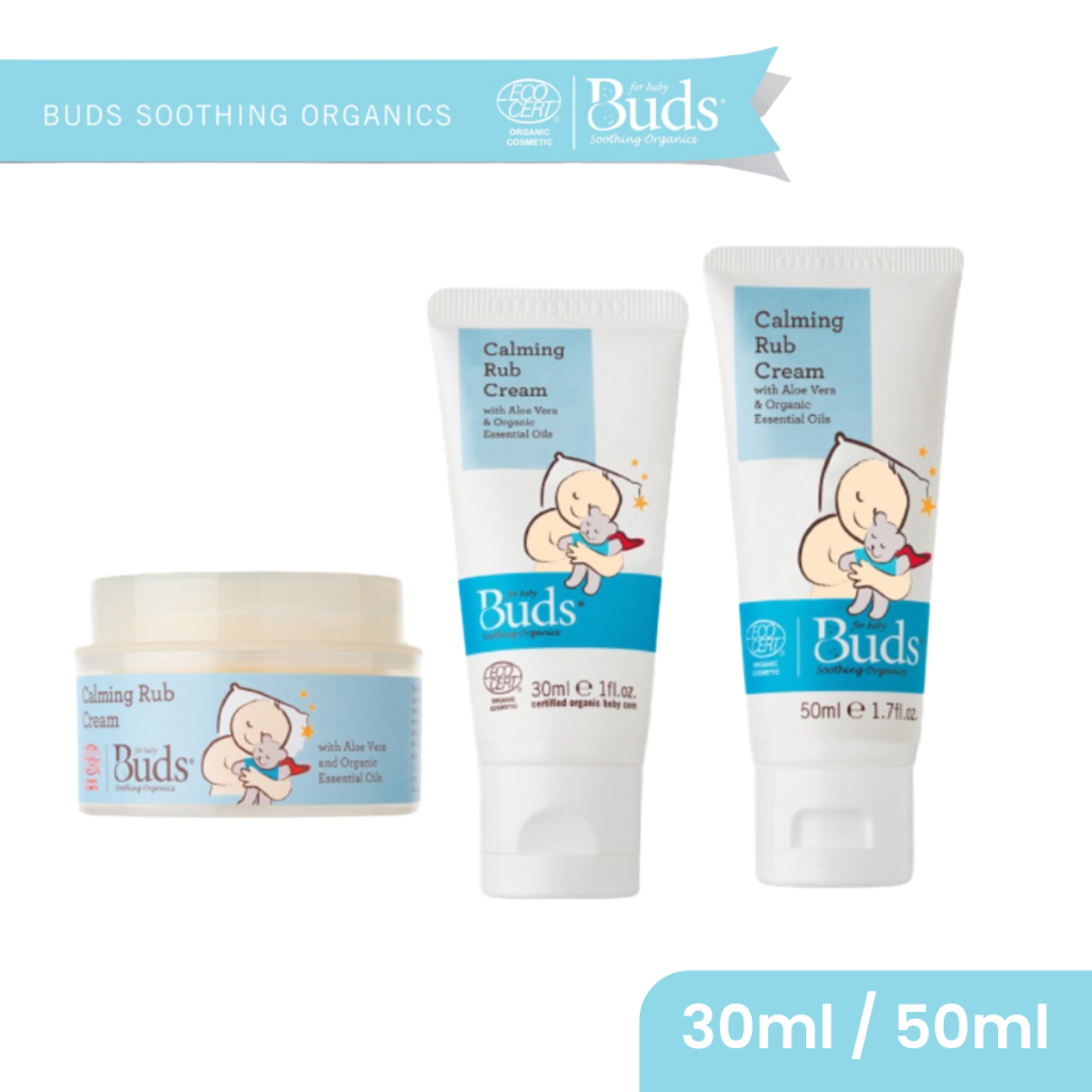 BUDS SOOTHING ORGANICS CALMING RUB CREAM (30ml / 50ml) | Shopee Malaysia