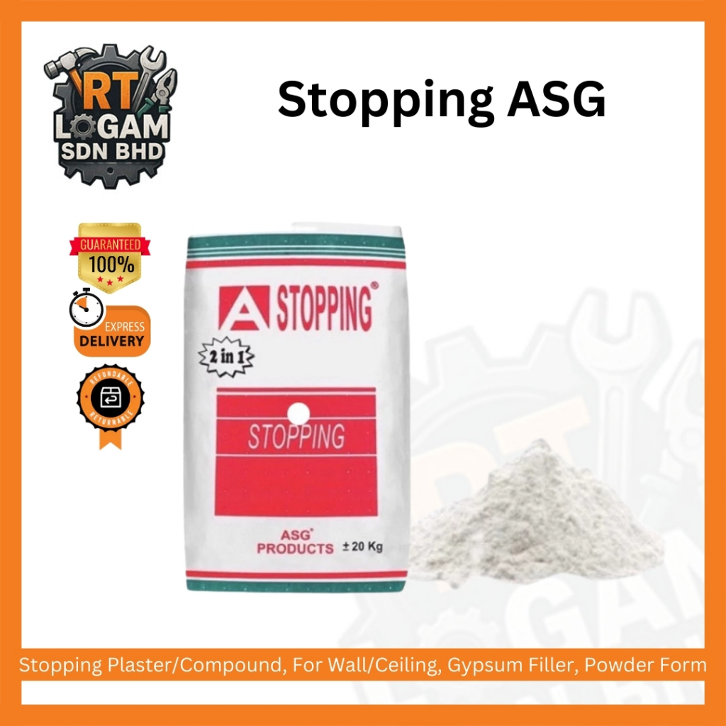(18KG) ASG CEMENT STOPPING COMPOUND / SIMEN PLASTER CEILING 18KG ...
