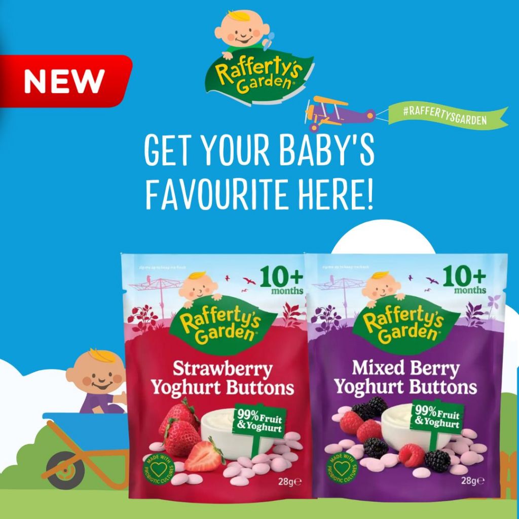 Rafferty's Garden Strawberry Yoghurt Buttons Baby Snack 12m+ [Exp: Mar ...