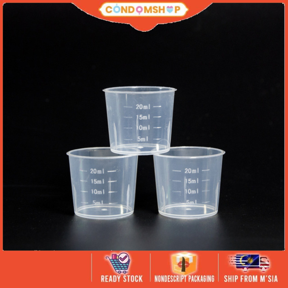 Plastic Measurement Cup 20ml (5 pcs) | Shopee Malaysia