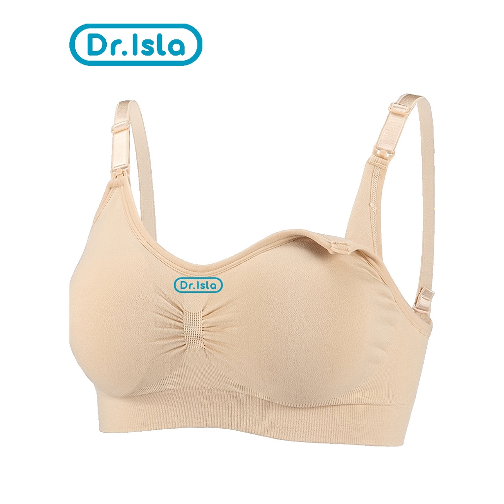 Dr.Isla Breastfeeding Bra Push Up Maternity Comfort Underwear Button ...