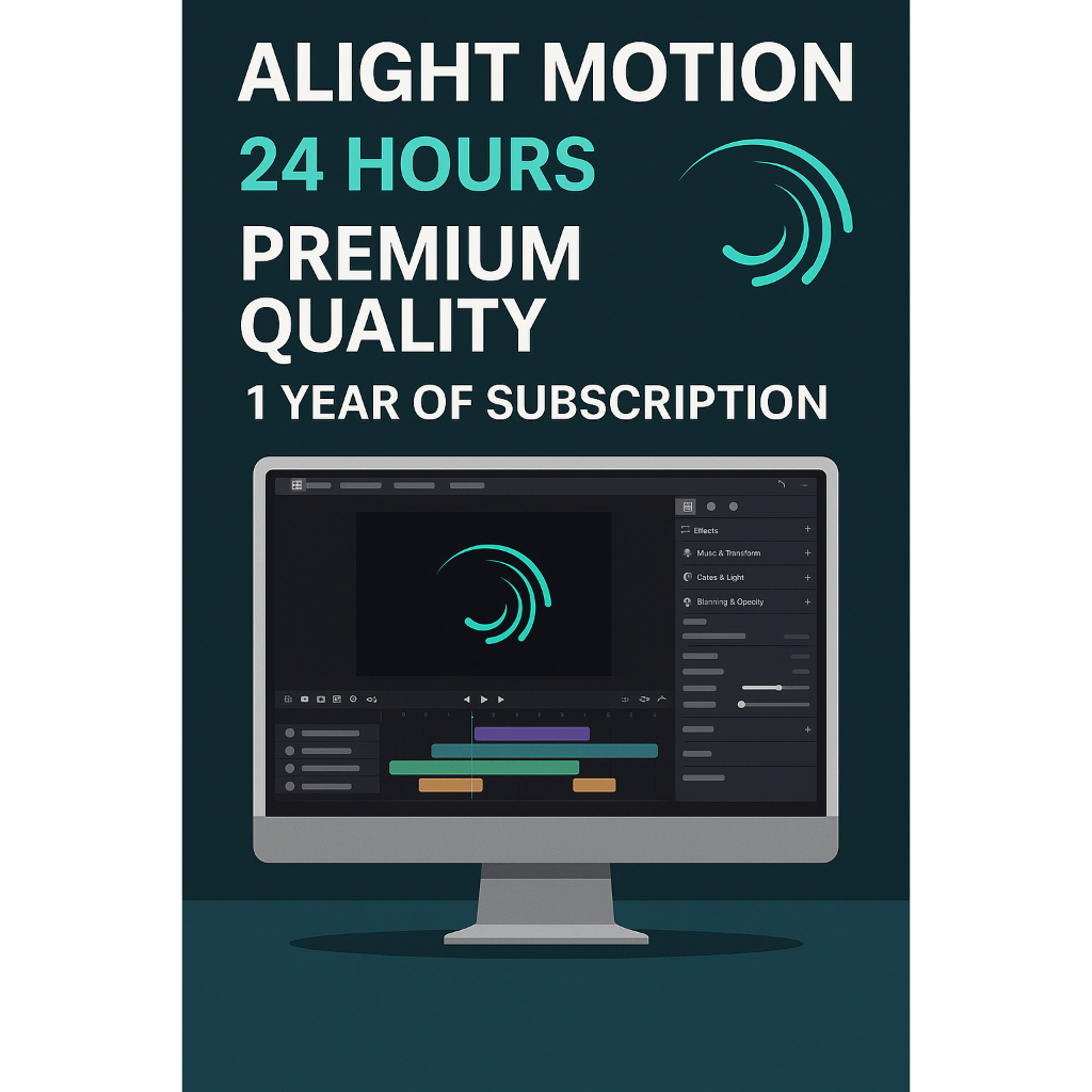 [24/7 Self Redeem] 🎬 Alight Motion Premium 1 Tahun – Auto Redeem, Tanpa ...