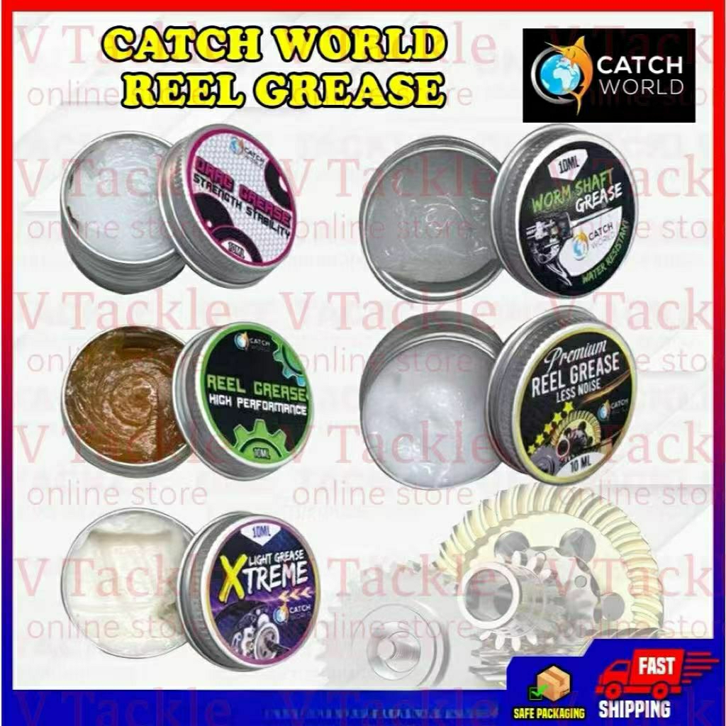 Reel Grease Drag grease oil starter kit set Catch World | Shopee Malaysia