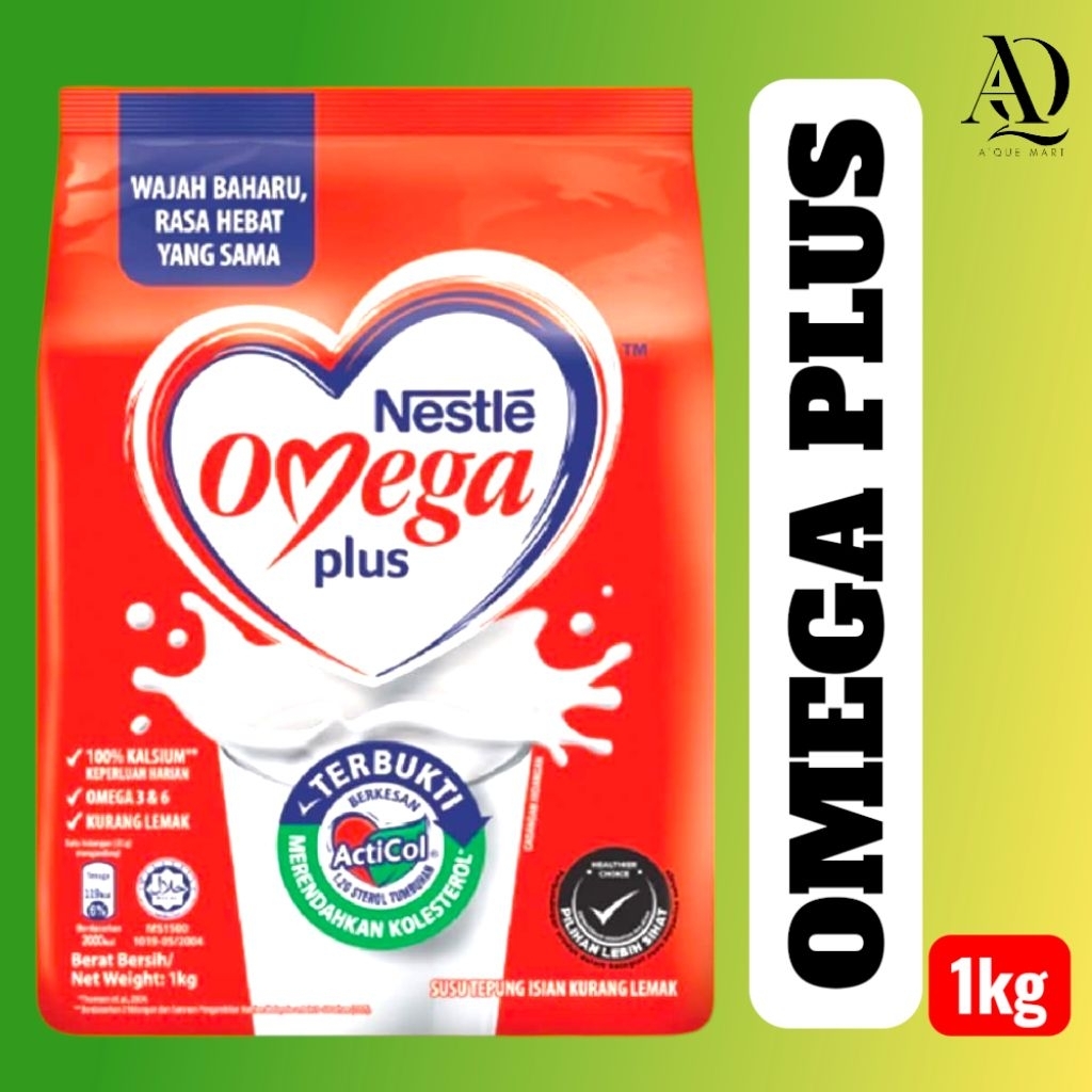 OMEGA PLUS Susu Serbuk Milk Powder 1kg | Shopee Malaysia