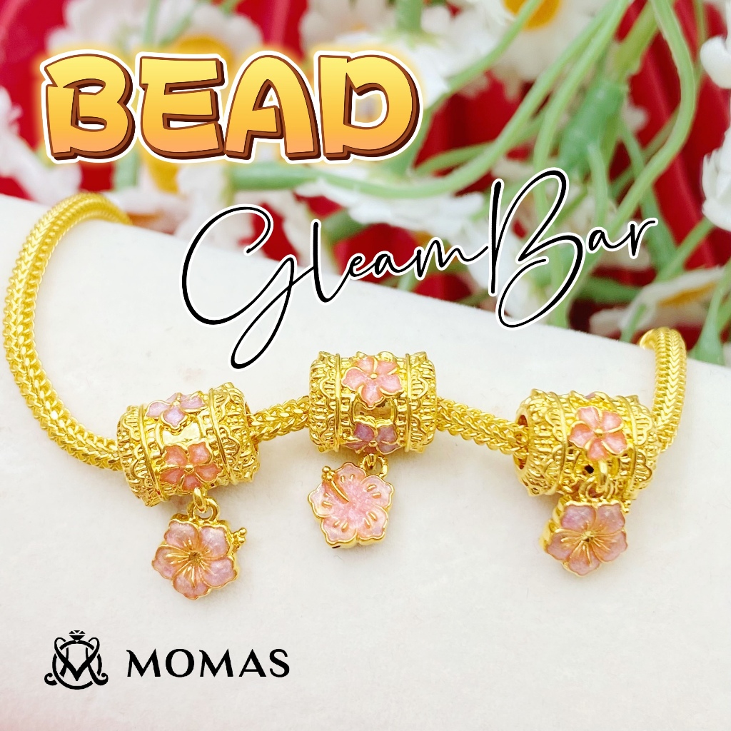 MOMAS BEAD GLEAM BAR 5D Original Emas 916 Beads Alphabets 3D Bead ...