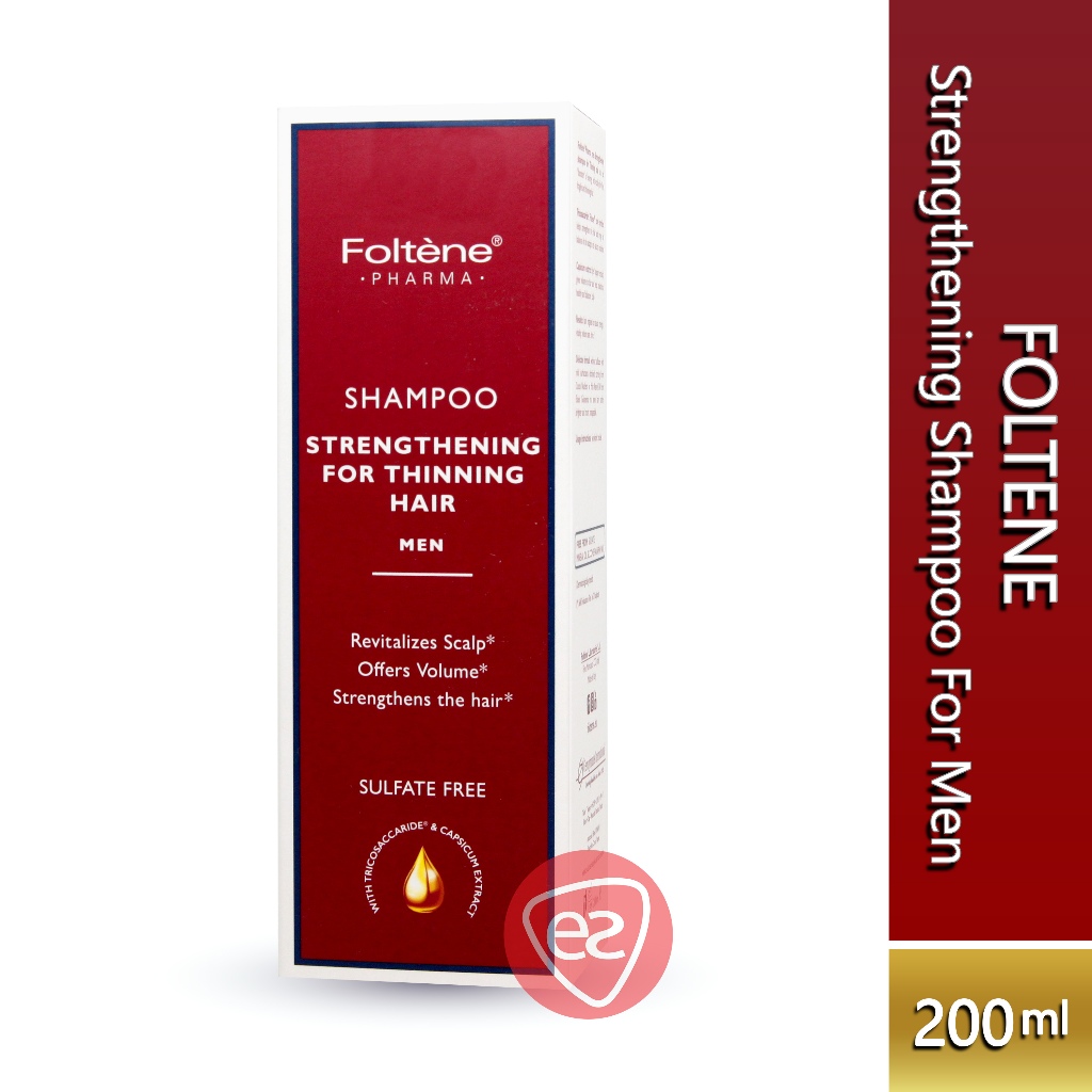 Foltene Strengthening Shampoo For Thinning Hair For Men 200ml | Shopee ...