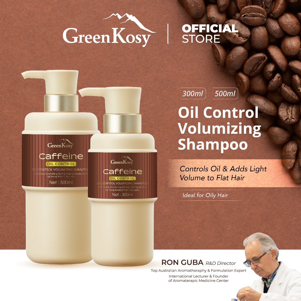 GreenKosy Oil Control Volumizing Shampoo - For Oily Hair ( 300 | 500 ml ...