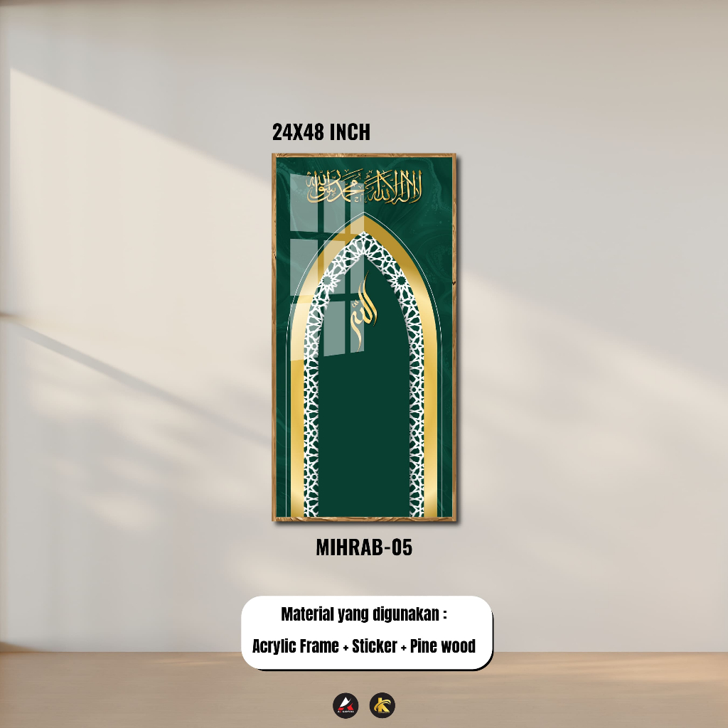EXCLUSIVE DECORATION ACRYLIC FRAME MIHRAB (24X48 INCH) | Shopee Malaysia