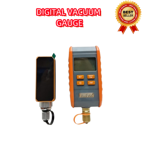 Alat Pengukur Vakum Sistem meter mikron Pendingin Hawa Vacuum Meter ...