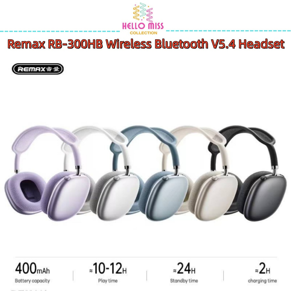 REMAX RB-300HB WIRELESS BLUETOOTH V5.4 HEADSET | Shopee Malaysia