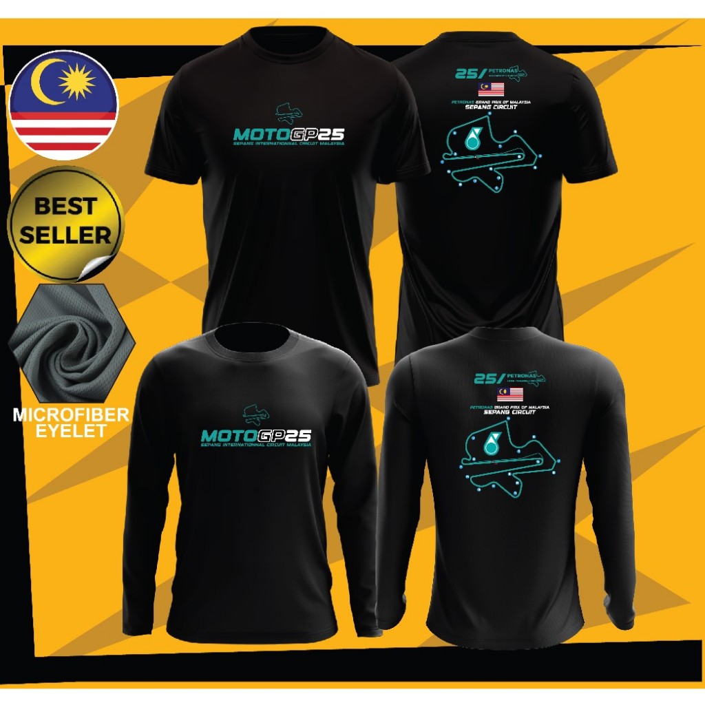 BAJU DESIGN MOTO GP 25 MATERIAL MICROFIBRE EYELET | Shopee Malaysia