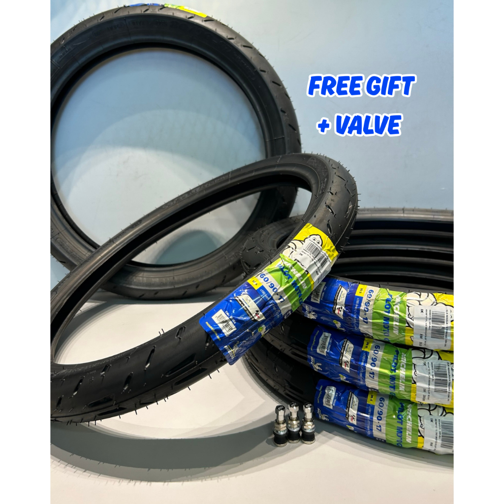 MICHELIN PILOT MOTO GP 60/90-17 TAYAR TUBELESS FREE VALVE FREE SHIPPING ...