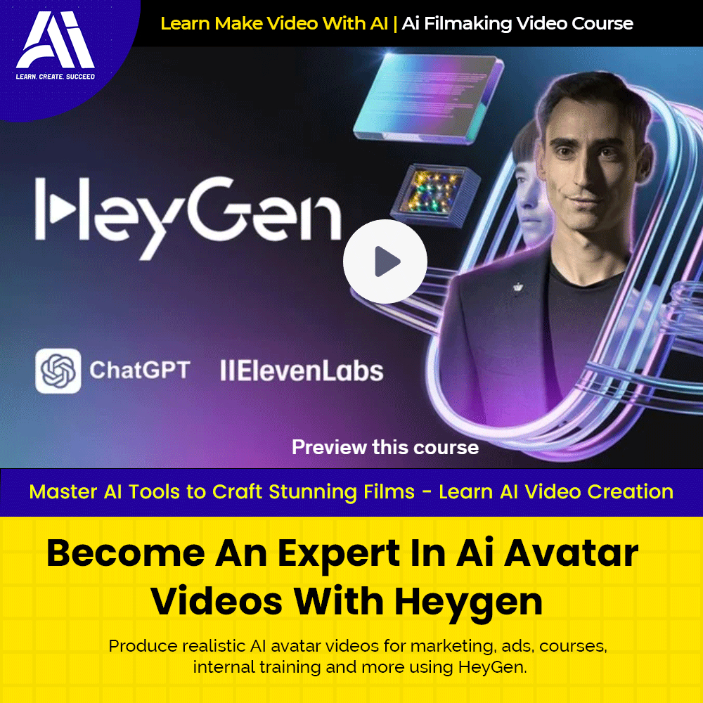 Video Course - Become An Expert In Ai Avatar Videos With Heygen | Ai ...