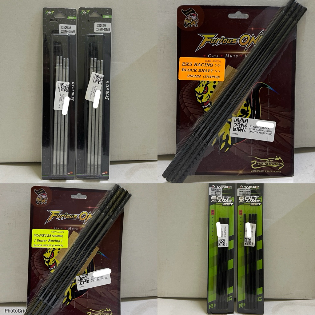 EX5 BLOCK TIANG STUD HEAD RACING WAVE125 BLOCK TIANG BLOCK STUB ESR ...